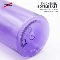 China Transparent Purple PET Pump Bottle Empty Lotion Dispenser Bottle Custom Color Cosmetic Packaging Container for Shampoo Body Wash for sale
