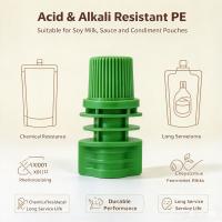 China X001 Food Grade PE Plastic Spout,8.6mm Inner Diameter, Acid & Alkali Resistant. Designed for Soy Milk, Sauce & Paste Stand-Up Spout Pouches, Reliable Heat Welding & Leakproof for sale