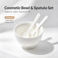 China C14 210ml TPE Facial Mask Mixing Bowl | Salon Cosmetic Blending Bowl | Reusable mixing bowl for beauty salon, spa, DIY mask powder & facial cream paste preparation for sale