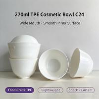 China C24 Food‑Grade TPE Cosmetic Mixing Bowl 270ml For Salon & DIY Skincare | Safe for mixing mask powder & beauty paste. Reusable non‑stick beauty container for professional salon and home DIY facial care for sale