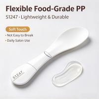 China S1247 Food Grade PP Cosmetic Mixing Spatula For Beauty Salon | Ideal for mixing mask powder & beauty cream paste. Perfect for beauty salons, spa studios and home DIY skincare. Wholesale available. for sale