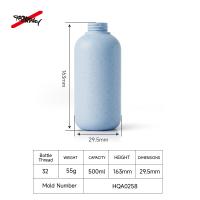 China 500ml PET Lotion Pump Bottle | Custom Cosmetic Packaging | BPA-free recyclable PET empty bottle for shampoo, body wash, liquid soap. Custom color & logo, bulk wholesale for cosmetic brands. for sale