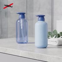 China 500ml PET Lotion Pump Bottle | Custom Cosmetic Packaging | BPA-free recyclable PET empty bottle for shampoo, body wash, liquid soap. Custom color & logo, bulk wholesale for cosmetic brands. for sale