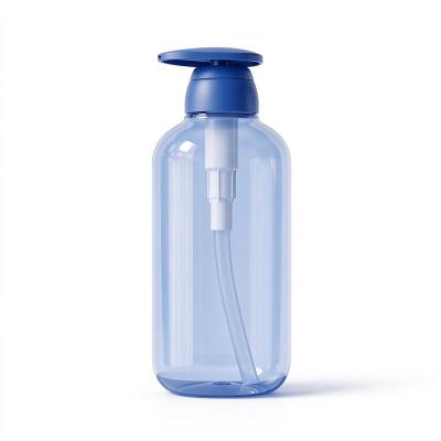 China 500ml PET Lotion Pump Bottle | Custom Cosmetic Packaging | BPA-free recyclable PET empty bottle for shampoo, body wash, liquid soap. Custom color & logo, bulk wholesale for cosmetic brands. for sale
