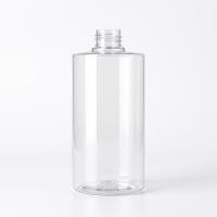 China 250ml 300ml 500ml PET Lotion Pump Bottle | Cosmetic Shampoo Packaging Supplier | Multi-size cylinder PET bottle, 24 thread neck, leak-proof. Custom color & logo for shampoo, body wash, skincare liquid for sale