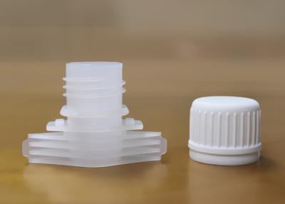 China Eco Friendly No Plasticizer Plastic Spout Caps Nozzle Top On Compound Bag for sale