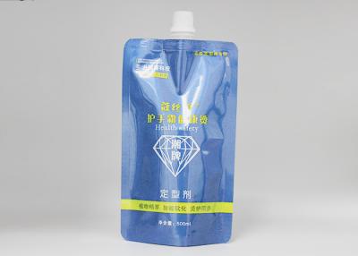 China Non Spill Reusable Spouted Stand Up Pouches For Gel Package for sale