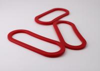 China Red Plastic Grocery Bag Carrying Handle For Retail Merchandise for sale