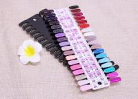 China White 36 Colors Nail Art Tips Card Nail Display Board / False Nail Manicure Tools for sale