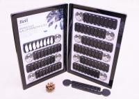 China 8 / 9 / 10 Grid False Nail Manicure Color Display Board Insert Type Glue Free for sale