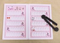 China Art Club Gel Nail Piece Display Card Plastic Board As Tool For Manicure Shop for sale
