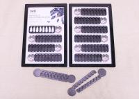China Art Club Gel Nail Piece Display Card Plastic Board As Tool For Manicure Shop for sale