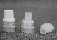 China 8.6mm Food Grade Suction Nozzle Screw Cap With Spout For Drinking Bag for sale