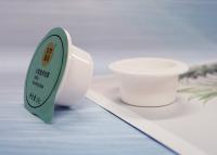China SGS Small Plastic Packaging Containers For Bubble Clay Mask With Printed Sealing Coat for sale