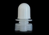 China Peculiar Type Oval Plastic Spout Caps 12mm For Hair Beauty Paste Pouch for sale
