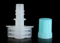 China 5mm Caliber Blue Color Plastic Spout Caps For Skin Care Doypack / Baby Food Pouch Tops for sale
