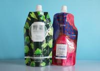 China Custom  Eco Friendly Spout Pouch Bags In Stand Up Bottom For Liquid Refill Soap Pack for sale