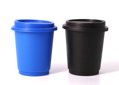 China Blue Instant Coffee Plastic Box Offset Print  Press Logo For Decafe Blend Mix Espresso for sale