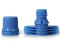 China Blue Shiny 9.6mm Doypack Plastic Spout Caps for sale