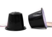 China Black / Brown Color Refills Nespresso Machine Pods Capsules Capacity 6g With Sealing Film for sale