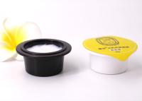 China 10g Capacity Plastic Sleeping Mask Pods For Skin Care Packing With Sealing Cover for sale