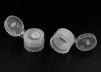 China Clear 20mm Inner Diameter Glossy Plastic Bottle Cap Food Grade for sale