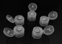 China 20 Inside Diameter Flip Top Lid / Screw Plastic Top Cap For Clear PET Bottles for sale
