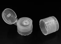 China Clear 20mm Inner Diameter Glossy Plastic Bottle Cap Food Grade for sale