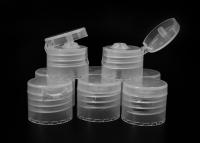 China 20 Inside Diameter Flip Top Lid / Screw Plastic Top Cap For Clear PET Bottles for sale