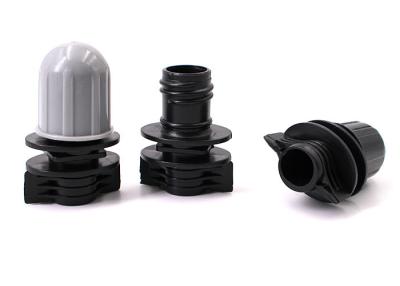 China HDPE Plastic Liquor Pour Spouts With Oval Cap Closure For 75% Achohol Doypack for sale