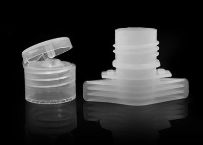 China Plastic Spout Closure With 20-410 Flip Top Lids For Shampoo Compound Bags for sale