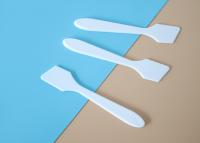 China white 81.8mm Cosmetic Cream Spoon In Injection Plastic Mould for sale