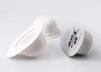 China 6g Plastic Empty Facial Paste Clay Packing Pods With Sealing Film for sale