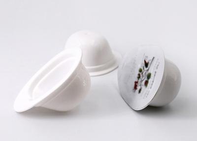 China 6g Plastic Empty Facial Paste Clay Packing Pods With Sealing Film for sale
