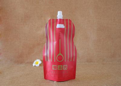 China 1 Liter Composited Liquid Spout Bags With Tamper Proof Cap for sale