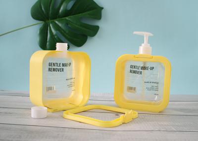 China 330ml Liquid Spout Bags With 28mm Cosmetic Pump Head for sale
