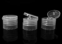 China Non Spill 18mm Plastic Flip Top Cap Makeup Bottle Packaging for sale