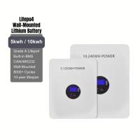 China Safe 5KWH Lifepo4 Battery Wall Mounted Energy Storage Battery Space Saving for sale