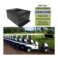 China Lithium Golf Cart Battery Pack 48V80AH Golf Cart Lifepo4 Battery OEM for sale