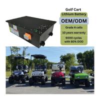 China Long Lifespan Golf Cart Lithium Ion Battery Pack 72v200ah LiFePO4 Golf Cart Battery for sale