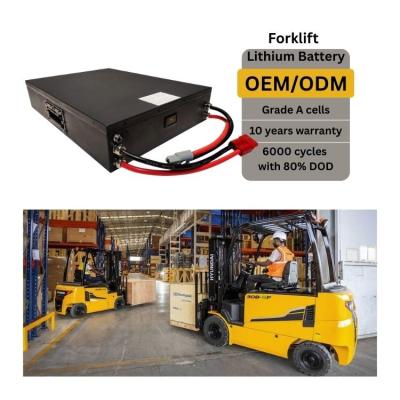 China Custom Made Pickup Truck Battery 200ah Lifepo4 Forklift Battery 48V 60V 72V for sale