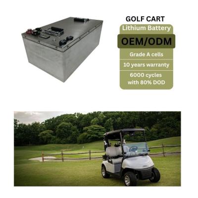 China Customizable Electric Golf Cart Lithium Battery 96v100ah Electric Golf Trolley Battery for sale