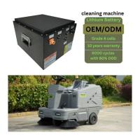 China 24V 35V Ride On Sweeper Battery 100AH 200AH Custom Li Ion Battery Pack for sale