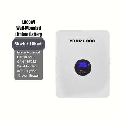China IP65 10kwh Home Battery LFP Wall Mounted Solar Battery 10.24kWh for sale