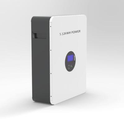 China Reliable 51.2v 100ah Solar Lifepo4 Battery 5kwh Home Powerwall Solar Battery for sale