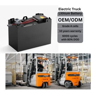 China Customizable 3ton Forklift Lithium Battery 210ah 500ah 24v Forklift Battery for sale
