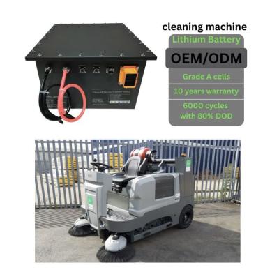 China 25.6V314Ah Custom Lithium Battery Street Cleaning Machine Electric Sweeper Battery for sale