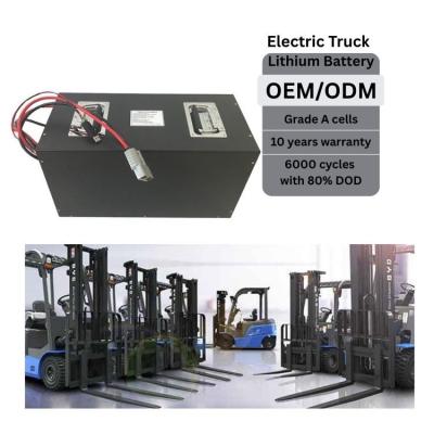 China Customized 80V 400ah Lithium Ion Forklift Battery Electric Fork Truck Batteries for sale