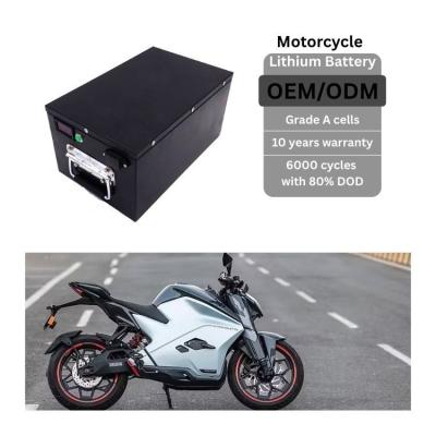 China High Power Electric Motorcycle Lithium Battery 72V 80Ah Lithium Battery Long Range for sale