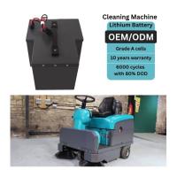 China 48V LiFePO4 Floor Scrubber Lithium Battery For Cleaning Equipment Long Lasting for sale